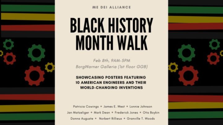 Black History Month Walk – Mechanical Engineering